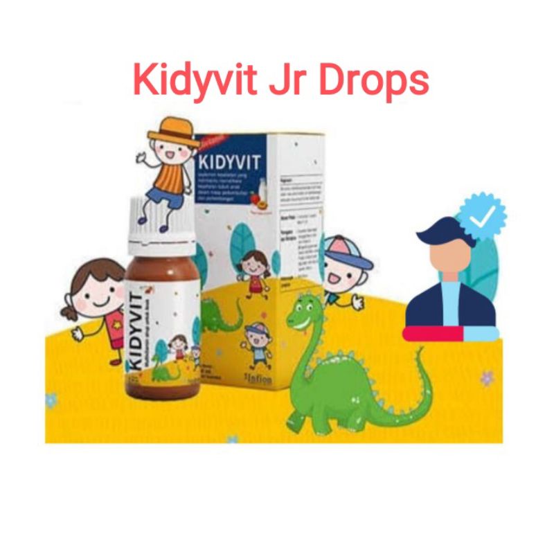 Jual Kidyvit Jr Drops Multivitamin Vitamin Bayi Dan Anak | Shopee Indonesia