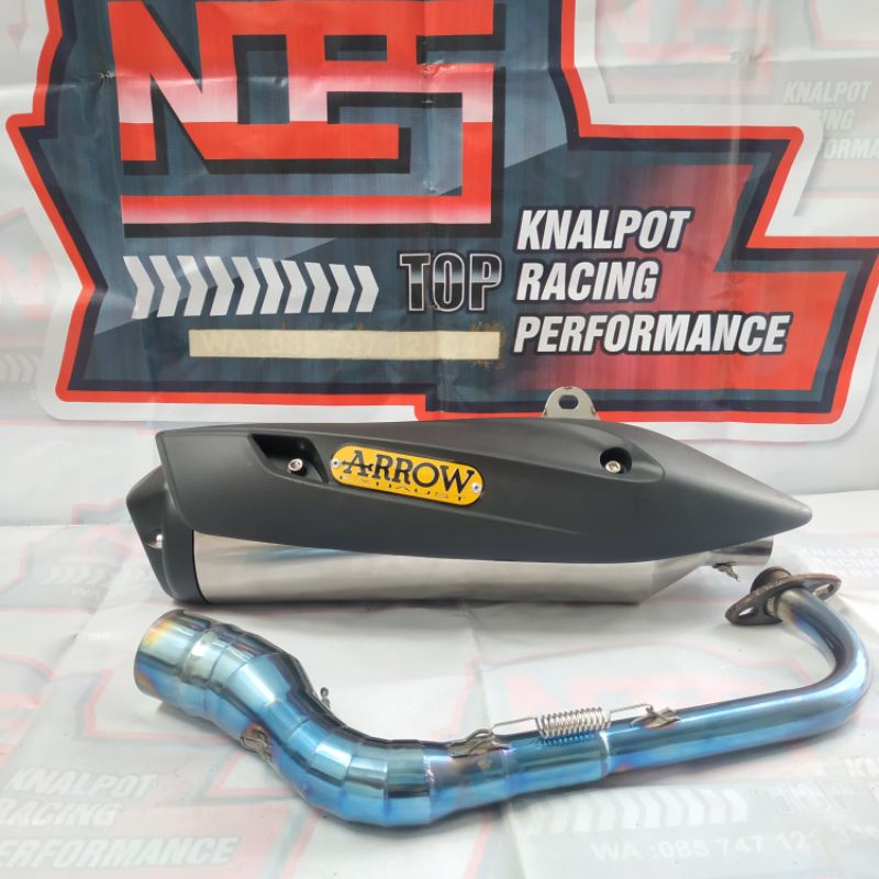 Jual Knalpot arrow model standar racing nmax aerox lexi xmax mio adv ...