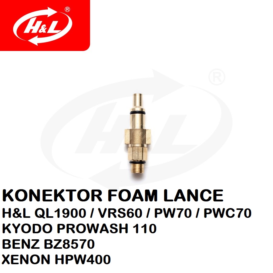 Jual NEPEL / ADAPTOR / KONEKTOR FOAM LANCE CONNECTOR JET CLEANER ...