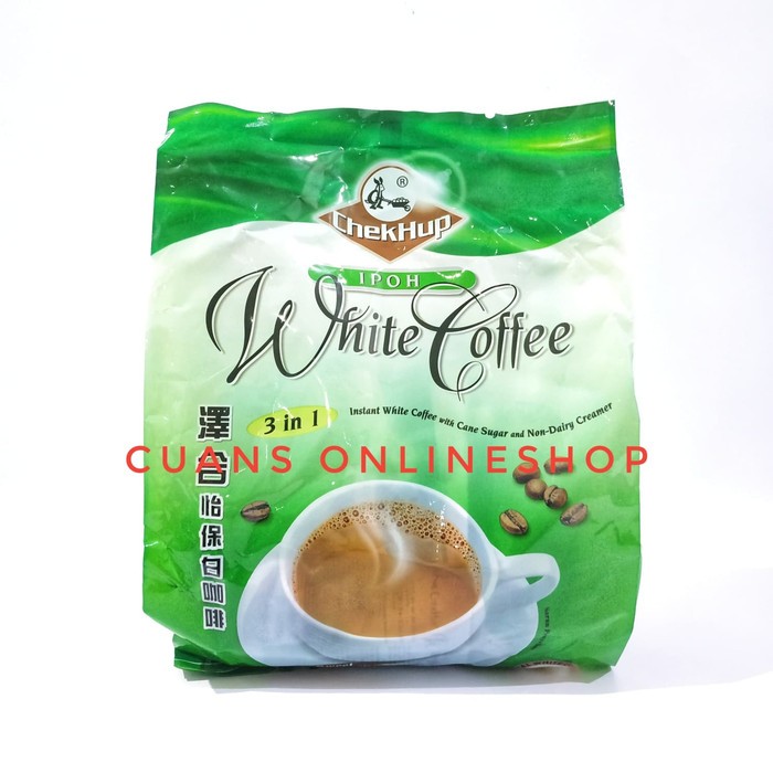 Jual Chek Hup Ipoh White Coffee 3 In 1 Less Sweet / ChekHup Kemasan ...