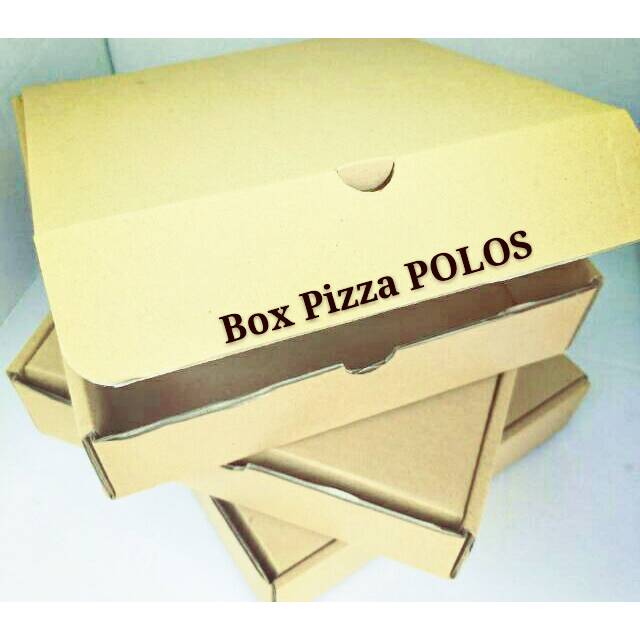 Jual Box pizza ukuran 30*30*5 LS warna cokelat | Shopee Indonesia