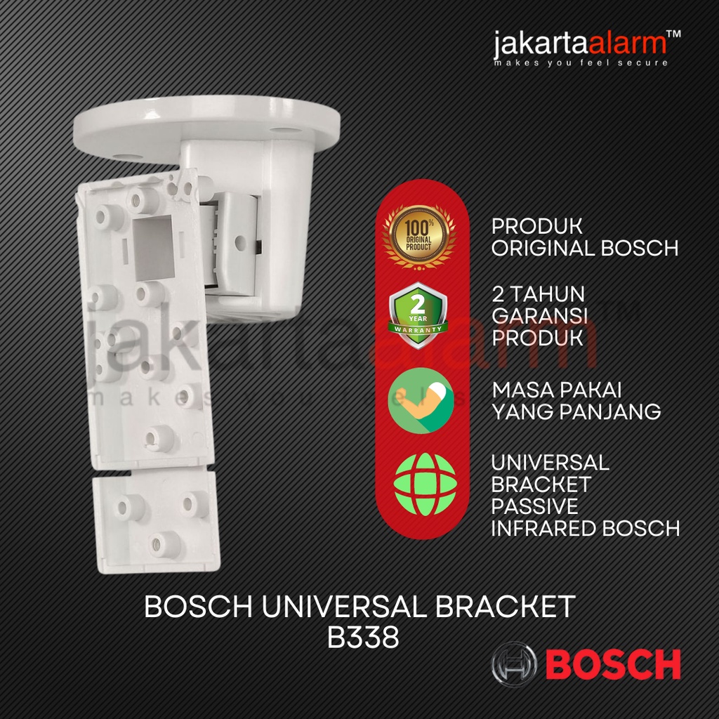 Jual Bracket Sensor Gerak Alarm Anti Maling Passive Infrared PIR BOSCH ...