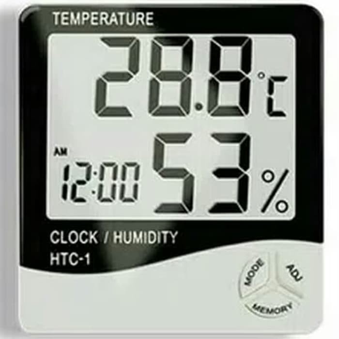 Jual Termometer Ruangan Digital / alat ukur suhu ruangan / Hygrometer ...