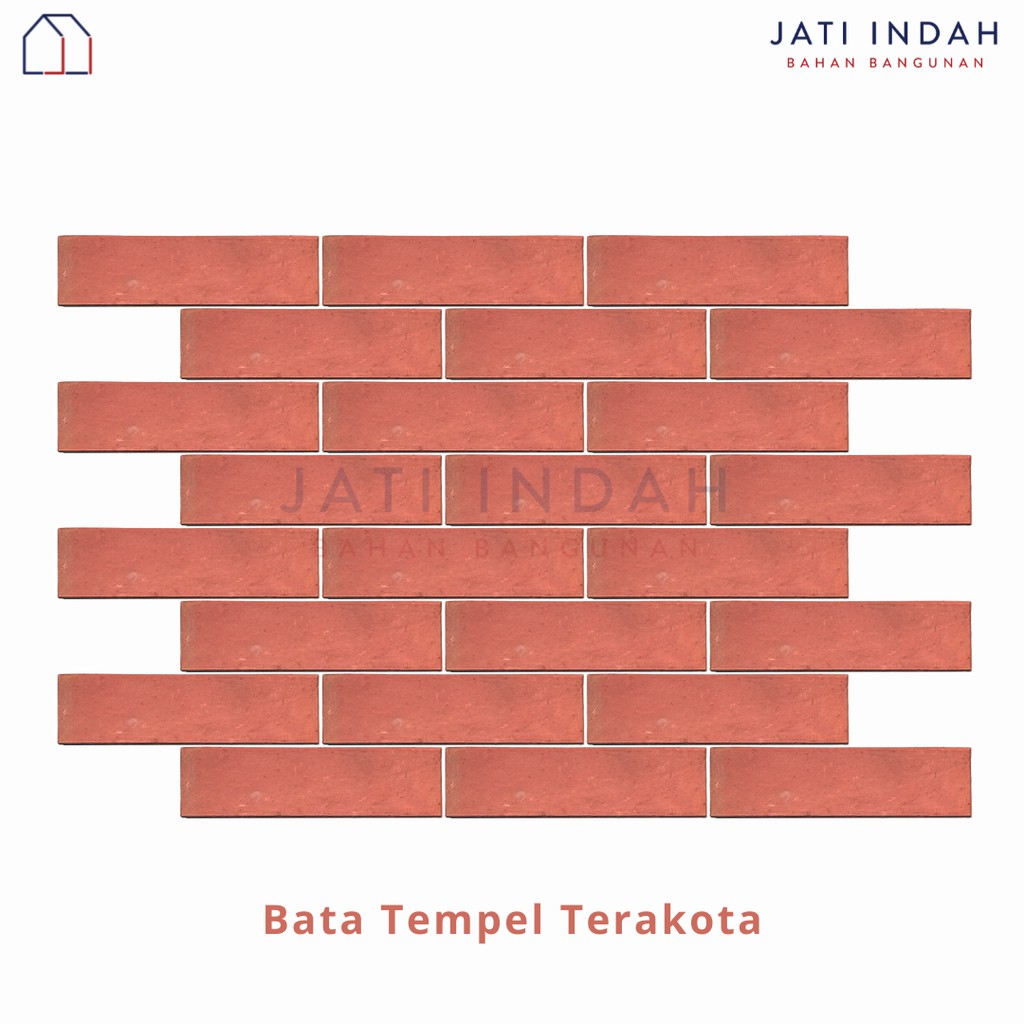 Jual Bata Tempel Terakota Expose Halus Tebal Natural / Terracota | Shopee Indonesia