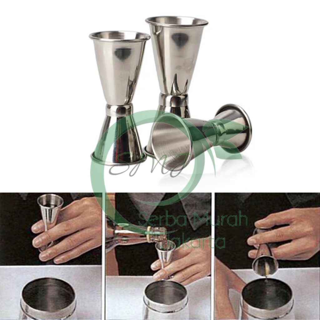 Jual SMJ - Jigger Measure Cup Gelas Ukur Takar Alat Barista Stainless ...