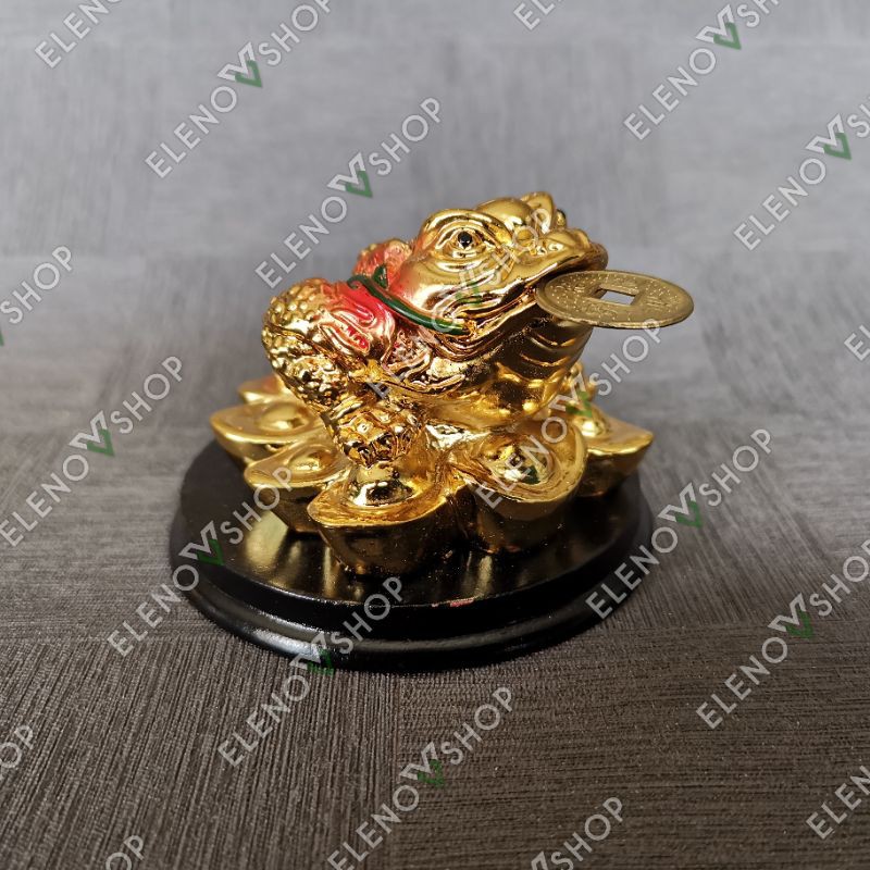 Jual Pajangan Katak Kaki Tiga Golden Bright Three Legged Toad C ...
