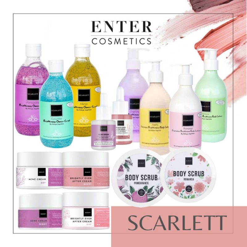 Jual produk kecantikan body lotion Scarlett whitening by felicya ...