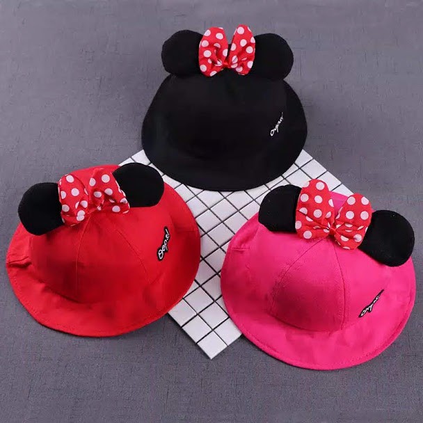 Jual Topi Basin Minnie Mouse Topi Anak Perempuan Minnie Mouse | Shopee ...