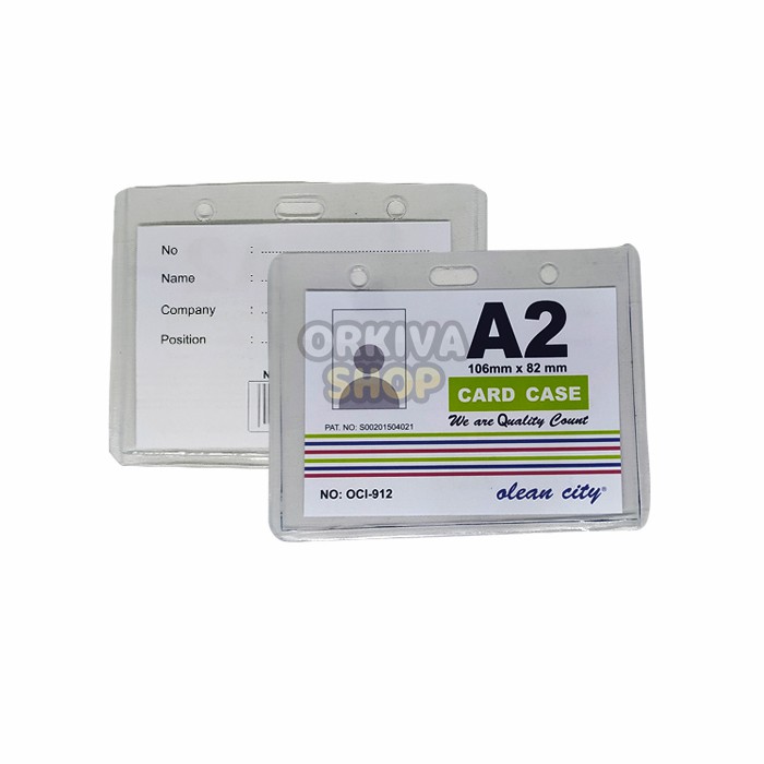 Jual ID Card Case Olean City A2 OCI-912 (106x82MM) TIDUR (4 pcs ...