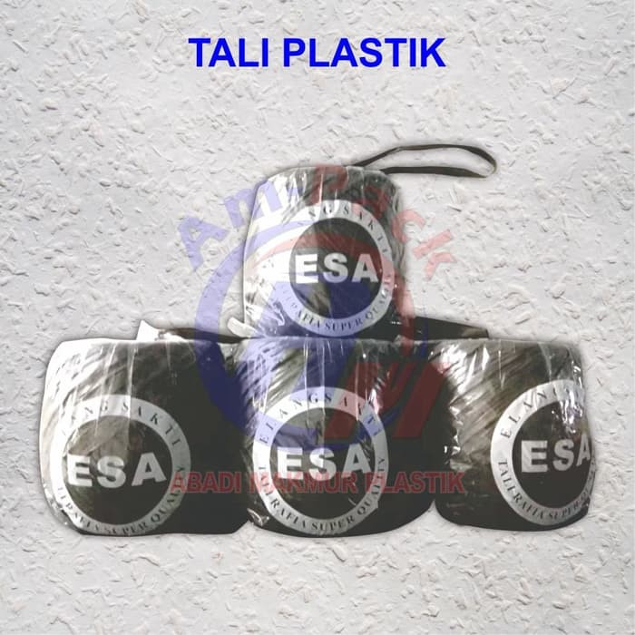 Jual Tali Plastik / Tali Rafiah / Tali Rapiah Hitam 1Kg | Shopee Indonesia