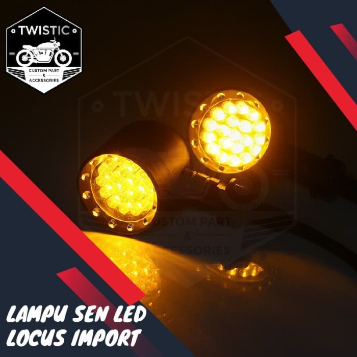 Jual Gaya Lampu Sen Sein 20 Led Locus Motor Custom Xsr 155 W175 Benelli Harley Bagus | Shopee ...