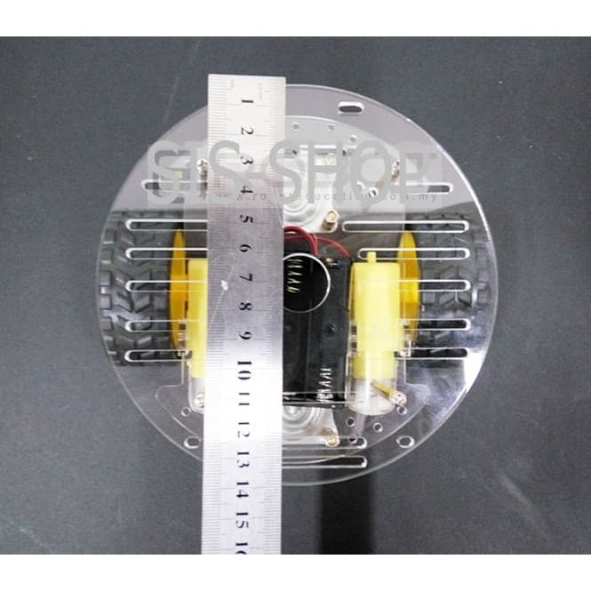 Jual Arduino 2WD 2 Layer Smart Sumo Caster Round Robot Car Chassis Kit ...