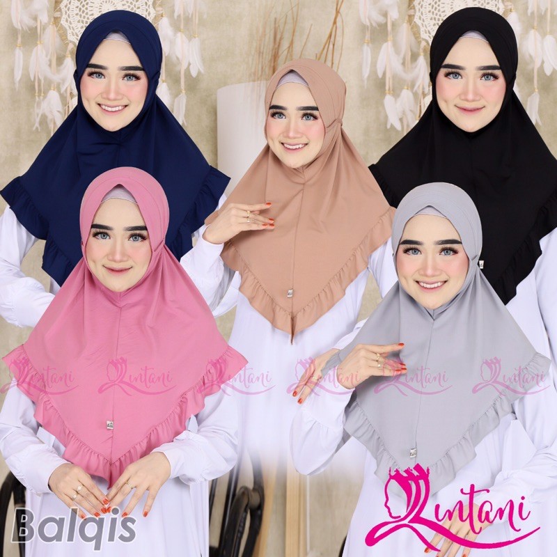 Jual SALE CUCI GUDANG QINTANI | HIJAB INSTAN BALQIS TALI JERSEY ...