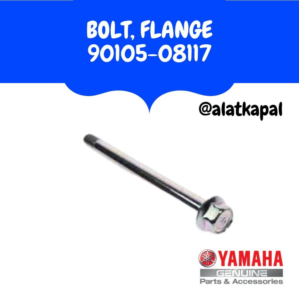 Jual BOLT, FLANGE 90105-08117 untuk Mesin Tempel Yamaha 40 PK | Shopee ...