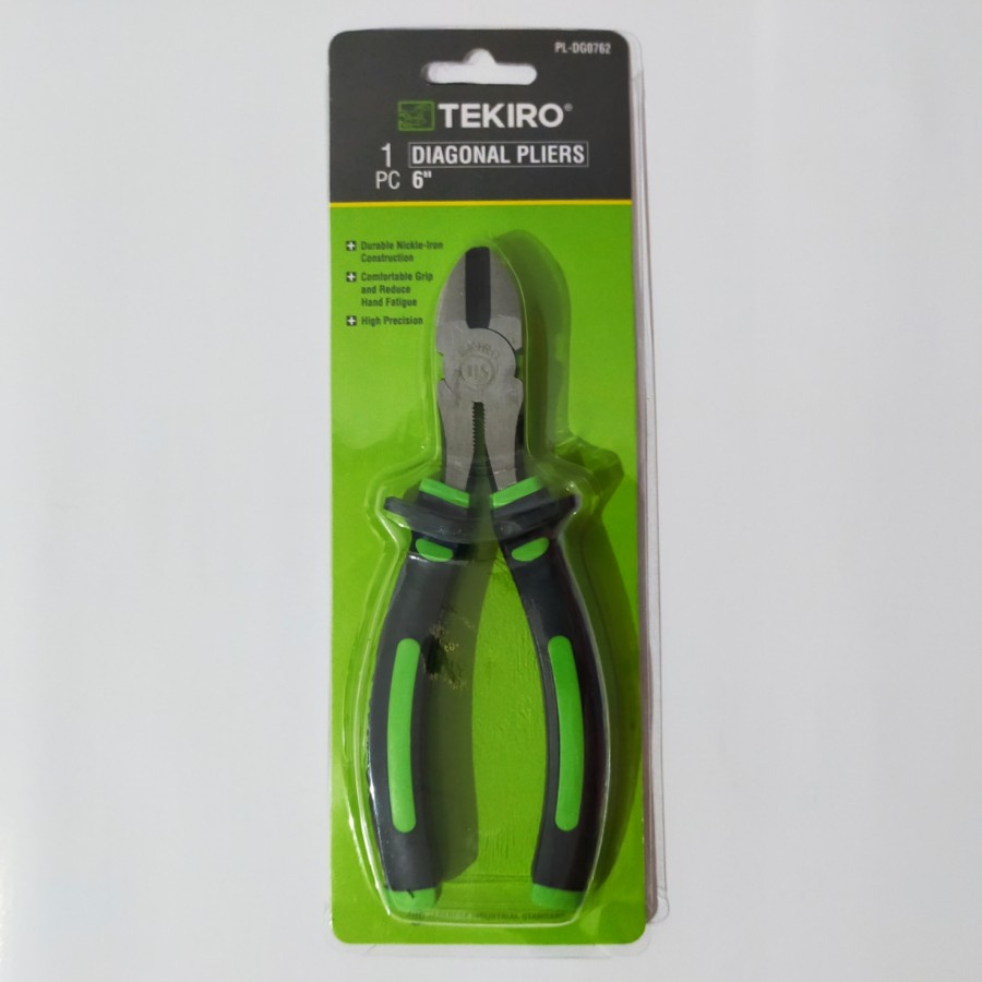 Jual Tang Potong TEKIRO 6 inci / Diagonal Pliers 6" / 6 inch TEKIRO PL ...