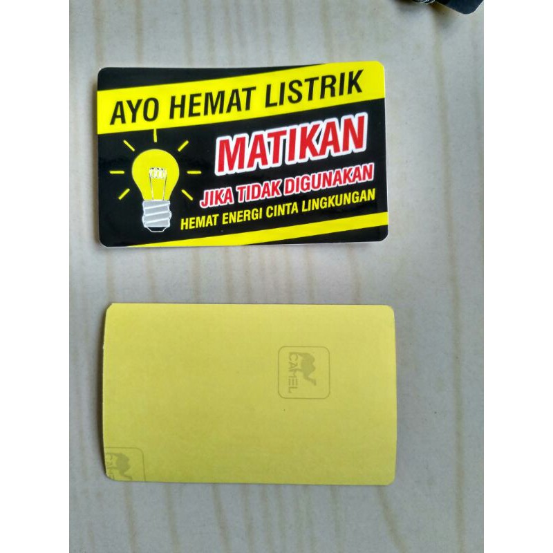 Jual Stiker Ayo Hemat Listrik matikan listrik jika tidak digunakan ...