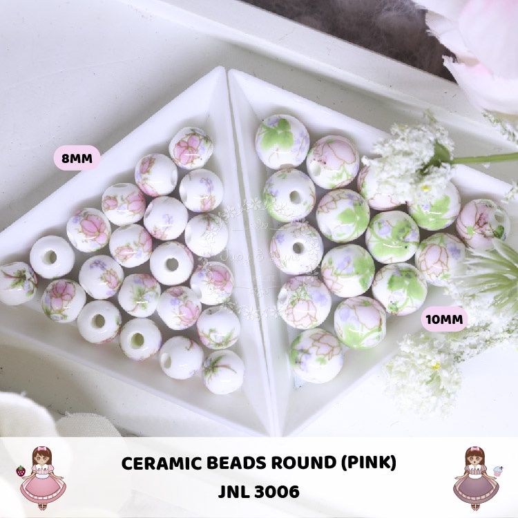 Jual 3006 Manik keramik Ceramic Beads bualt tensha imitasi per 5 buah ...