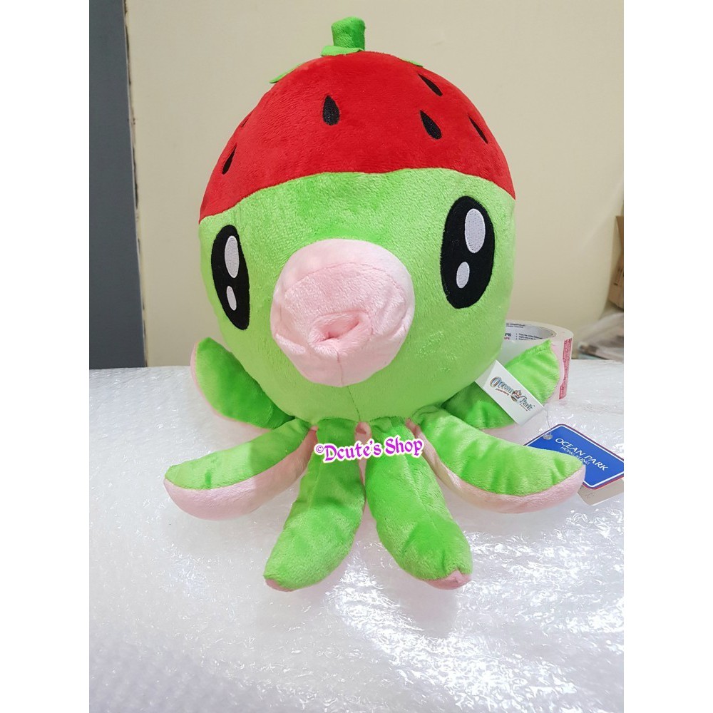 Jual Boneka Green Gurita Strawberry Octopus Original Ocean Park Hong ...