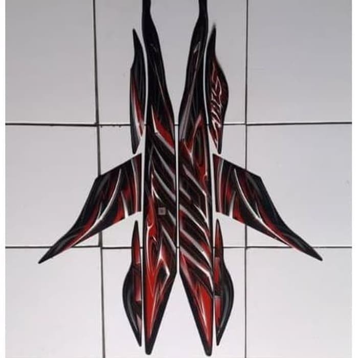 Jual Striping Lis Stiker Motor Yamaha Mio Soul 2011 Lis Full Hitam ...