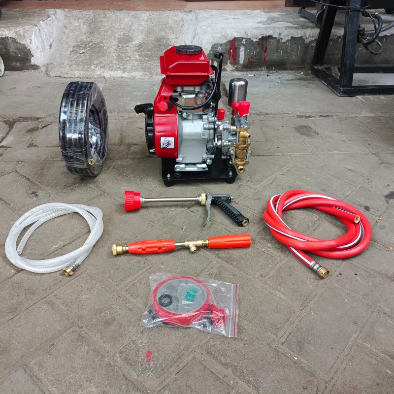 Jual Mesin sprayer portable 4 tak komplit selang 50 meter | Shopee ...