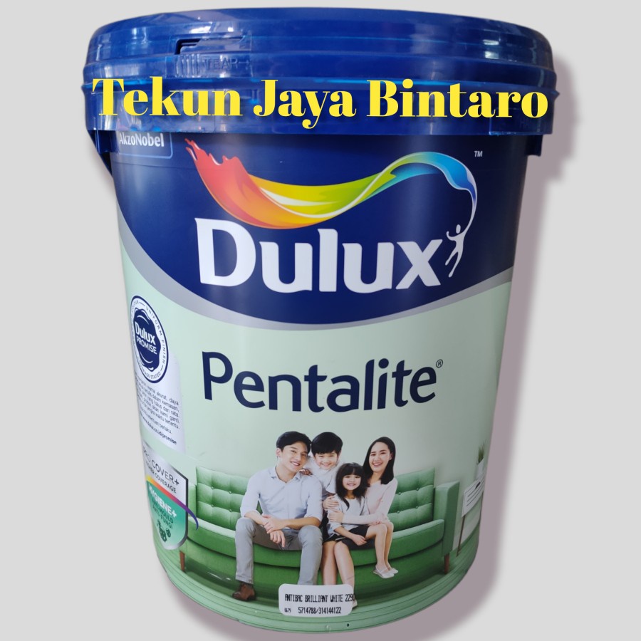 Jual Dulux Pentalite Antibac Brilliant White 2290 20 Liter Pail Ready