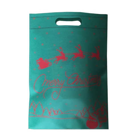 Jual Tas Spunbon Natal Sablon Rusa Tema Natal Goodie Bag 35x24 | Shopee ...
