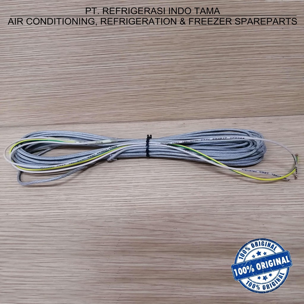 Jual CABLE HEATER FLEXELEC DOOR 12M 300W CS2/T - KABEL HEATER PINTU 12 M - 12 Meter | Shopee ...