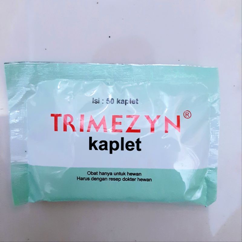 Jual TRIMEZYN TRIMEZIN TRYMEZIN TRIMESIN 50 KAPLET Obat Ayam Pilek Flu ...