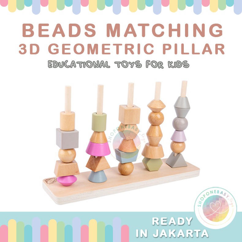 Jual JKT Mainan Anak Belajar mencocokan Melatih Otak dan Motorik Balita ...