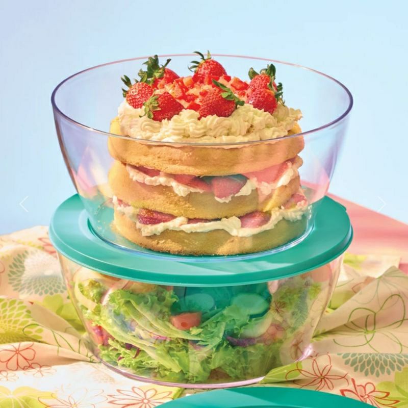 Jual Original 100% tupperware Clear bowl 4L (1picis) | Shopee Indonesia