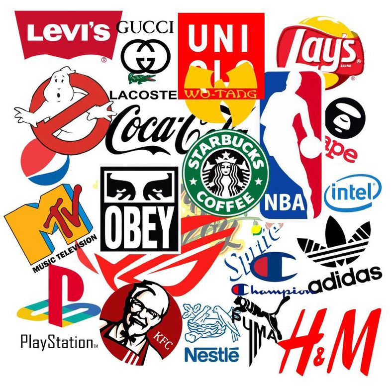 Jual STICKER LOGO BRANDS SET | Shopee Indonesia