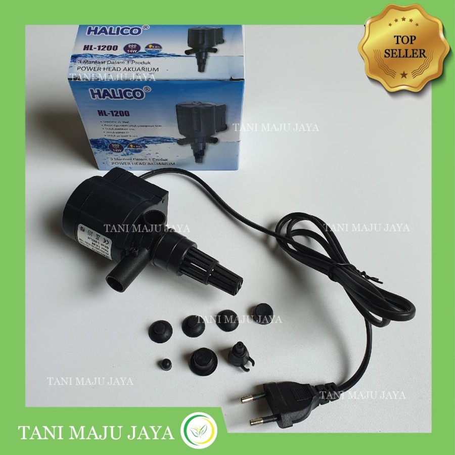 Jual Pompa Aquarium HALICO - HL 1200 Aquascape Aquaponik Hidroponik | Shopee Indonesia