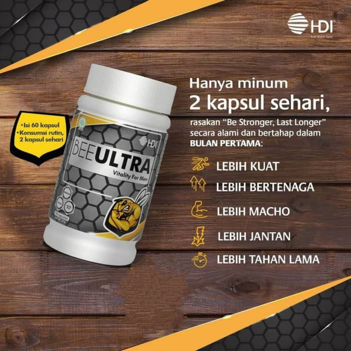 Jual Bee Ultra HDI Original 100% - Suplemen Kesehatan Pria ( Produk ...