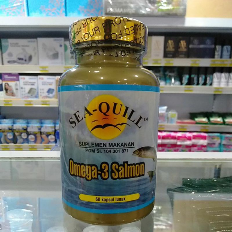 Jual Seaquill Omega 3 salmon (60 softgel) | Shopee Indonesia