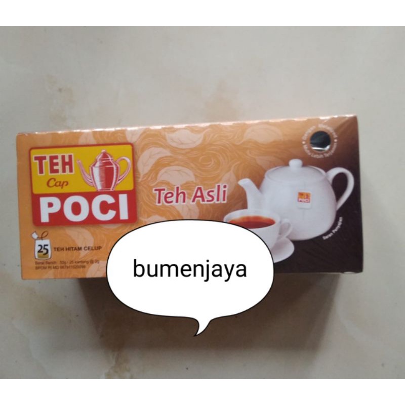 Jual Teh poci isi 25 teh cap poci asli teh celup | Shopee Indonesia
