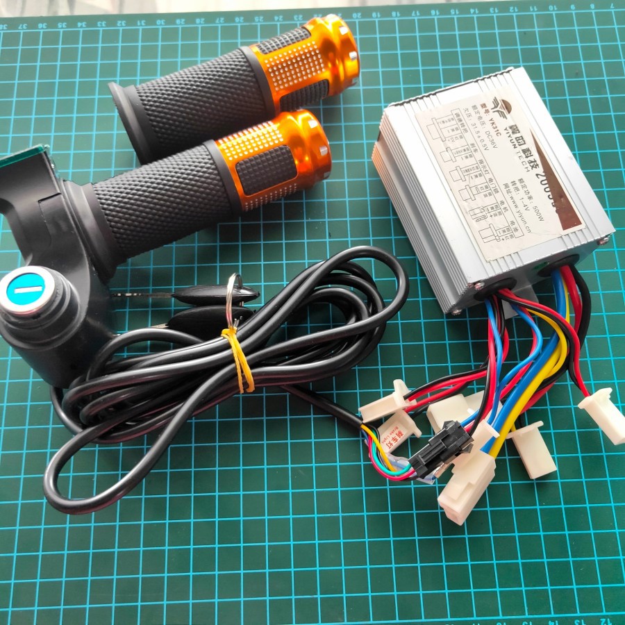 Jual paket controller brused 36V 500w brushed sepeda motor listrik ...