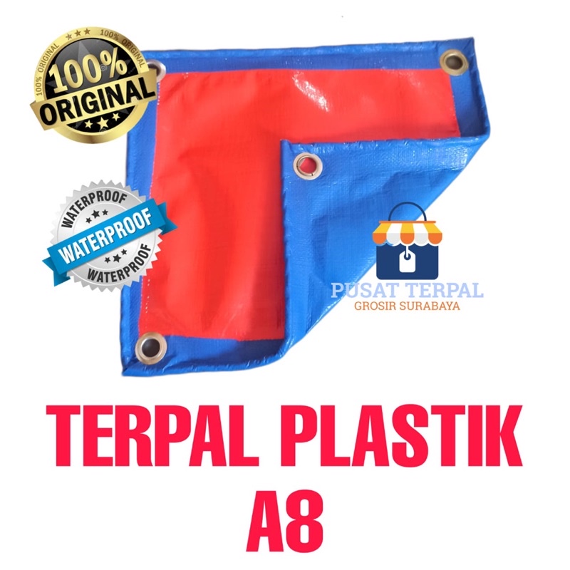 Jual TERPAL PLASTIK A8 / UKURAN CUSTOM (PUSAT TERPAL GROSIR SURABAYA ...