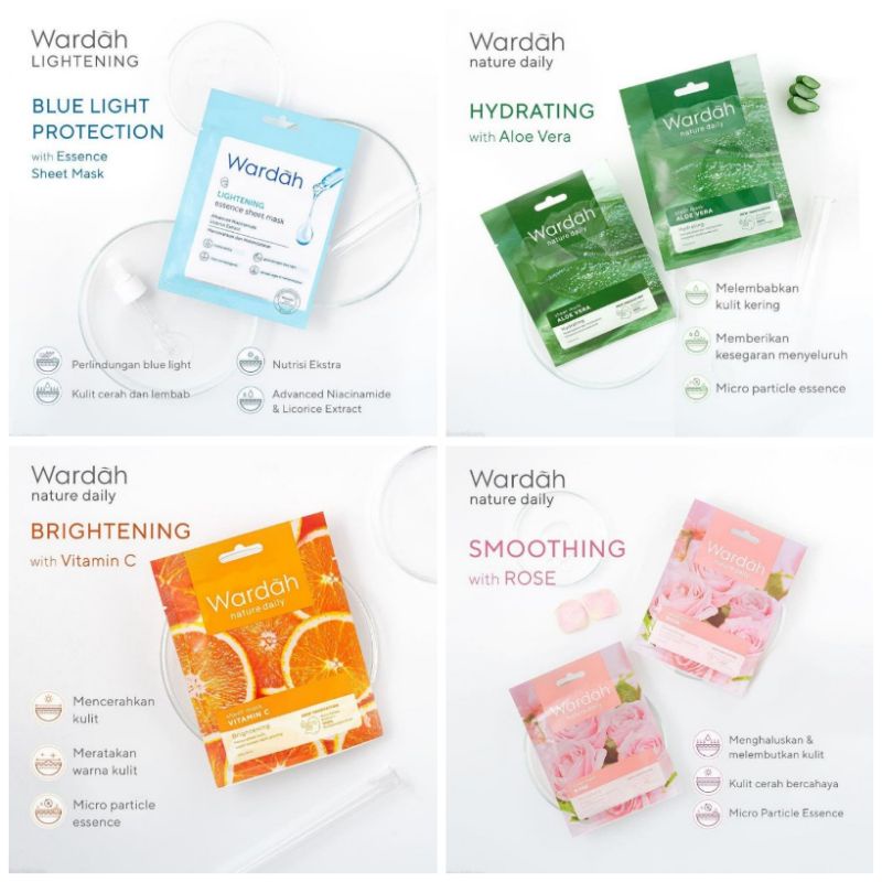 Jual Wardah Sheet Mask 20ml | Shopee Indonesia