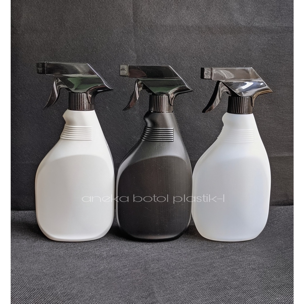 Jual Botol Spray 500ml / Botol Spray 500 Ml Trigger Hdpe Kispray Hitam ...