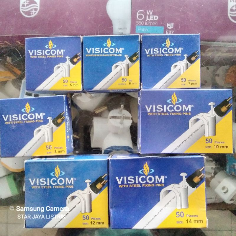 Jual Klem Kabel Visicom/Klem Beton Visicom 5mm,6mm,7mm,8mm,9mm,10mm ...