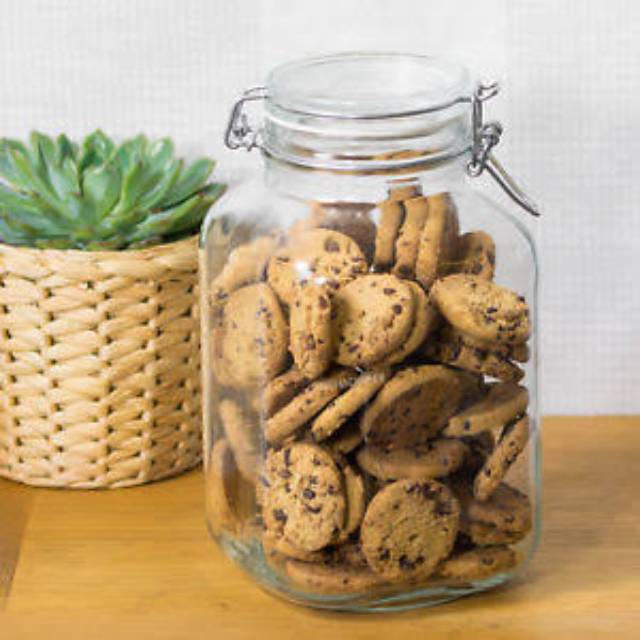 Jual Hermetico jar 2 liter / toples kaca / toples makanan / Jar Kaca ...