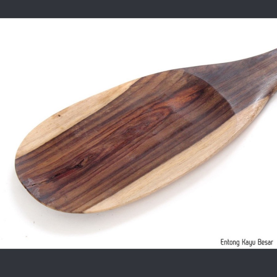 Jual Entong Kayu Besar / Centong Kayu Besar / Centong Nasi | Shopee ...