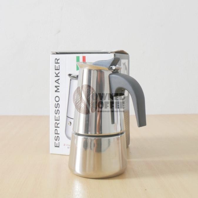 Jual MOKA POT - MOCA POT - PERCOLATOR - MANUAL ESPRESSO POT - 2 CUPS ...