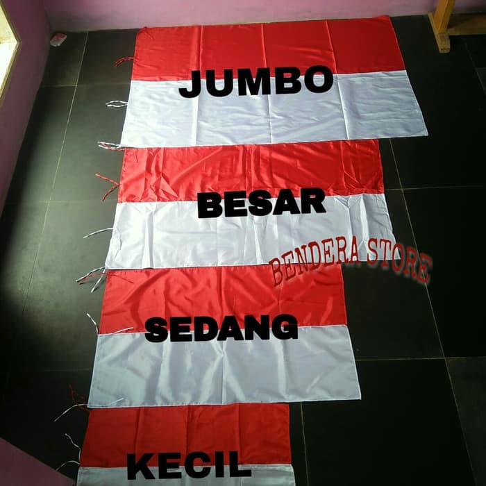 Jual Promo Termurah Bendera Merah Putih 70 X 115/ Bendera SEDANG ...