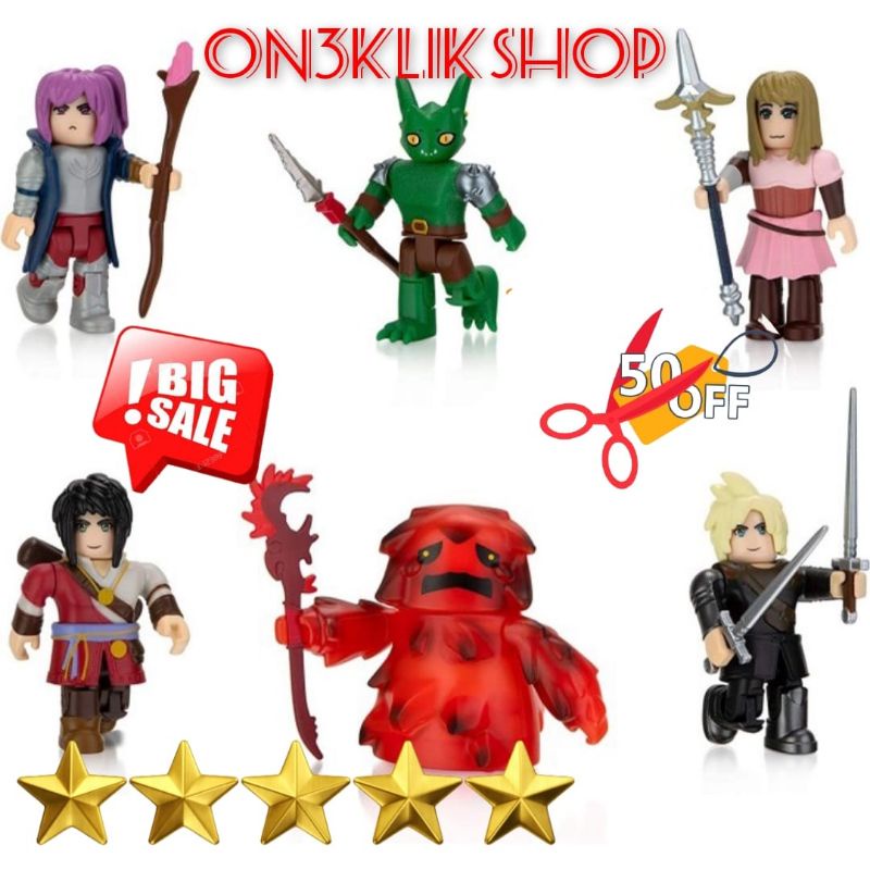 Jual Roblox isi 6 monster merah figure legend of roblox mainan murah ...