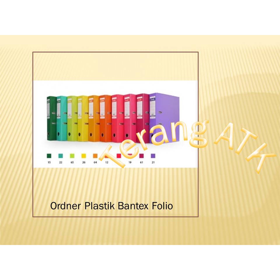 Jual Ordner Plastik Bantex 1465 Folio | Shopee Indonesia