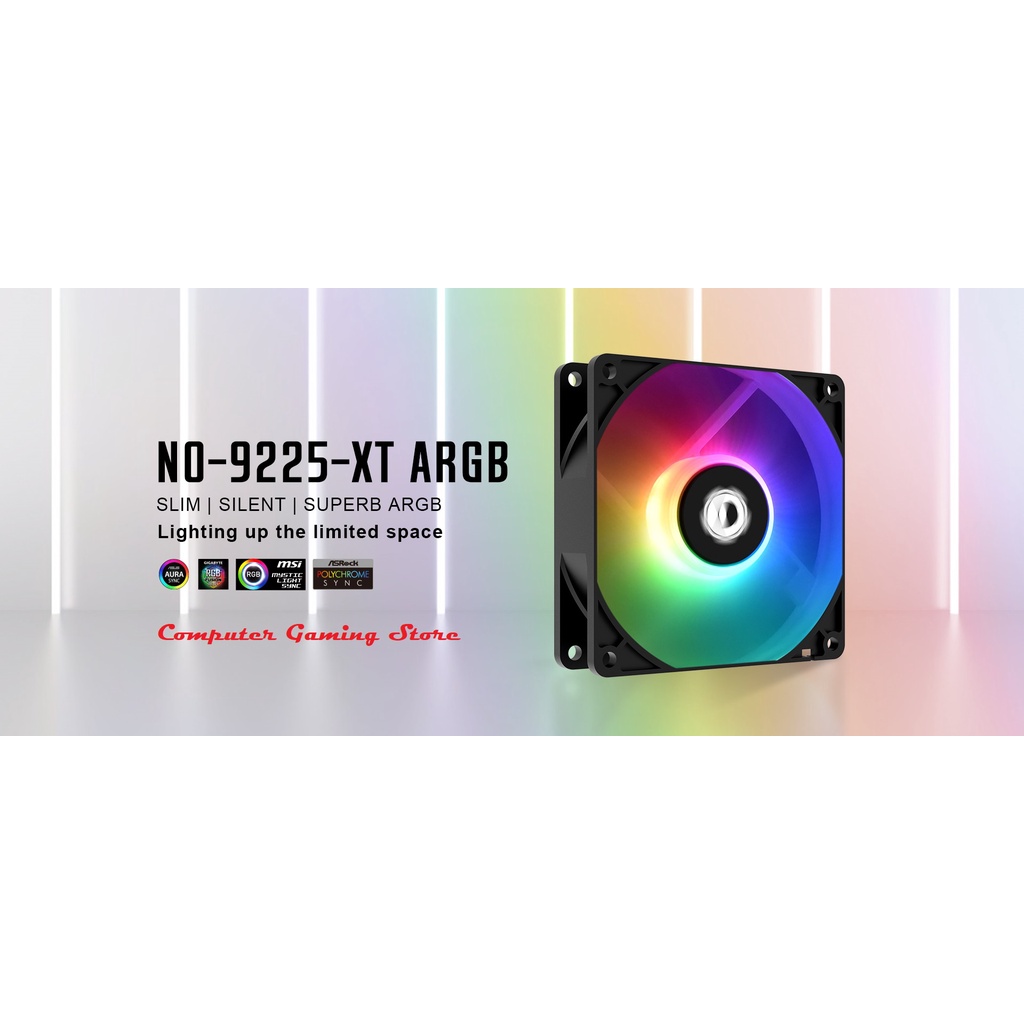 Jual ID-COOLING NO-9225-XT ARGB 92mm PWM Fan | Shopee Indonesia