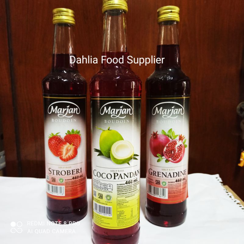 Jual sirup marjan cocopandan 460ml - sirup marjan grenadine 460ml ...