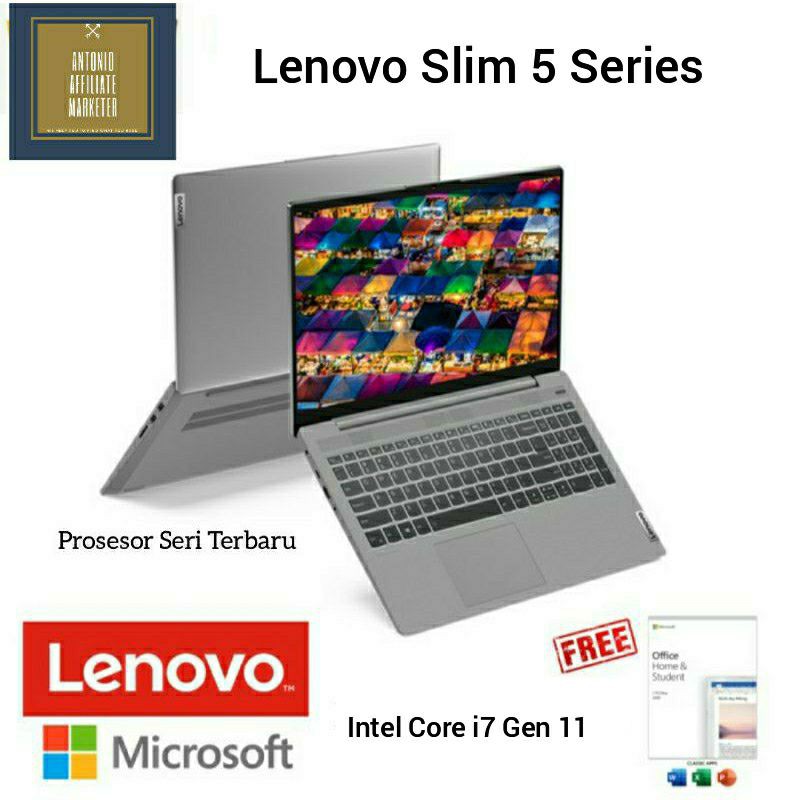 Jual Lenovo Slim 5 Intel Core i7 Gen 11 16GB RAM 512GB SSD Nvidia M450 ...