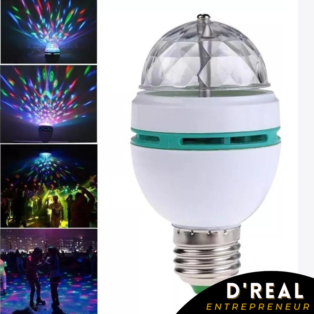 Jual Lampu Disco Putar Full Colour Lamp LED Pesta Disko Rotating Party ...